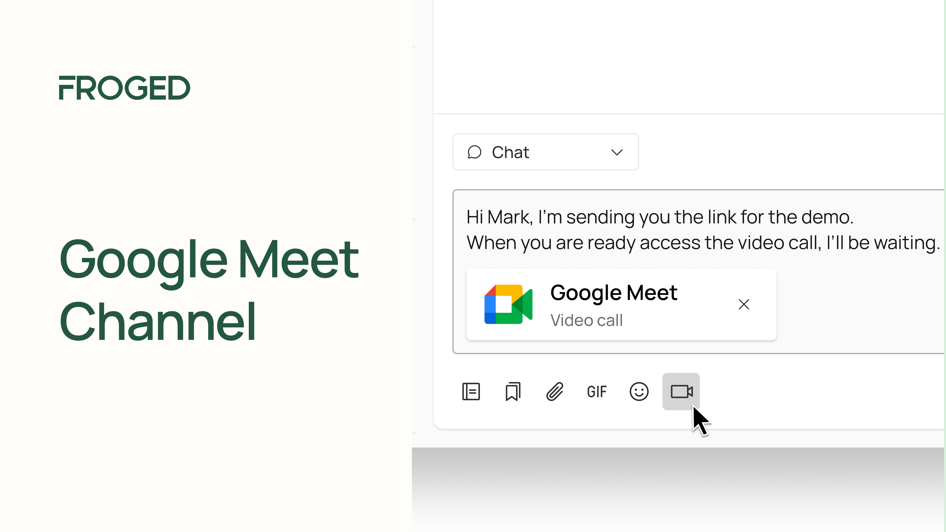 Google Meet Channel - FROGED
